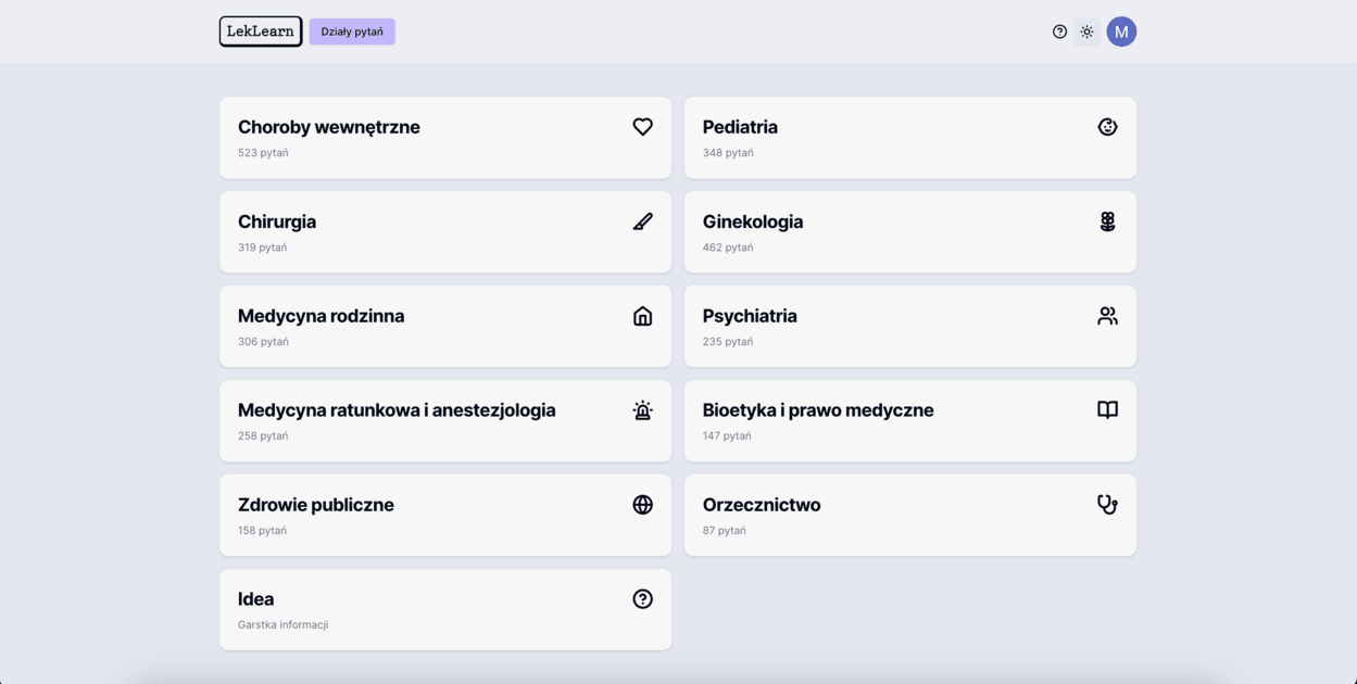 LEKLearn - Darmowa baza pytań LEK